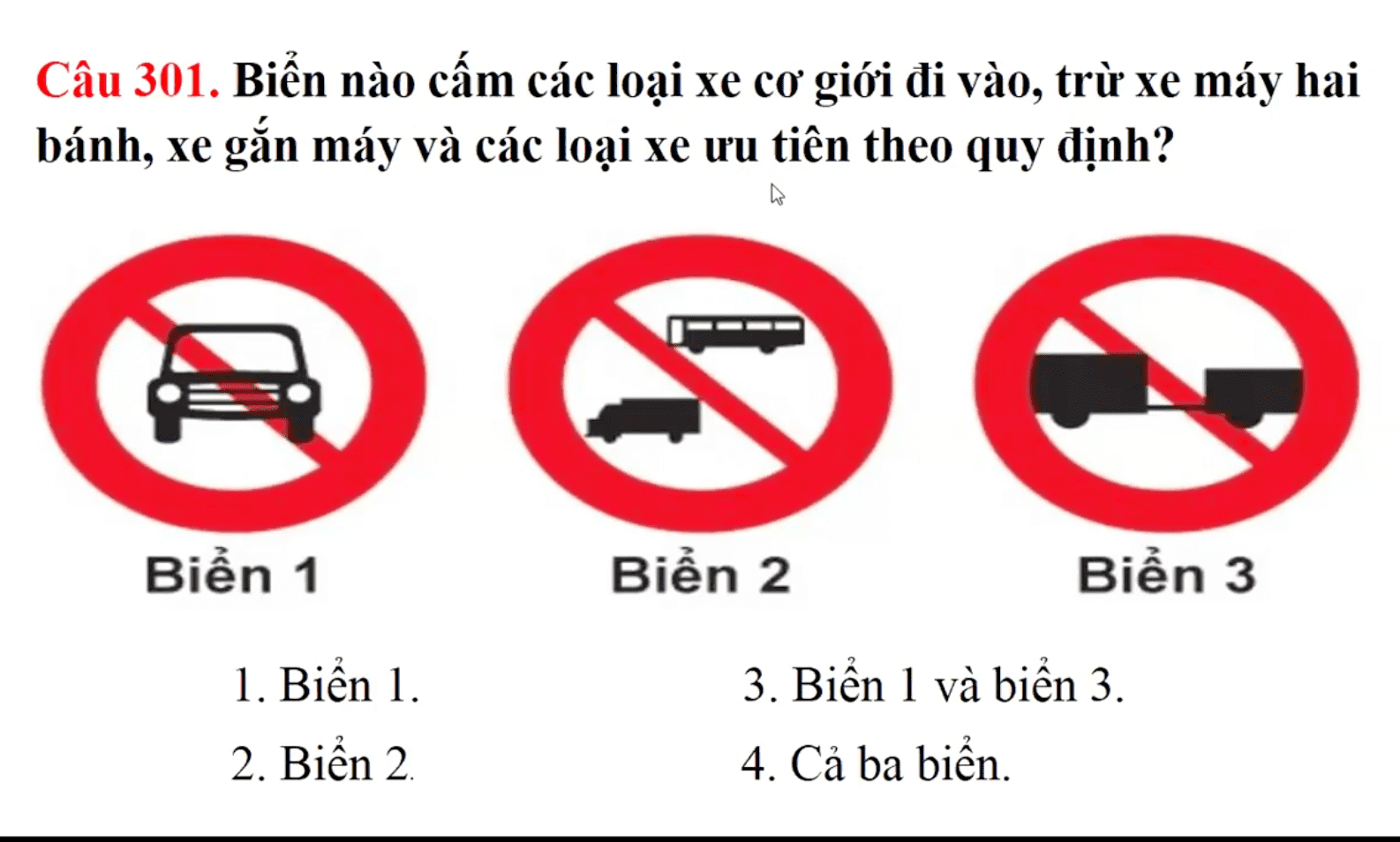 250 câu hỏi thi bằng lái xe máy A1, A của Bộ Công An từ 06/2025 - Trung ...